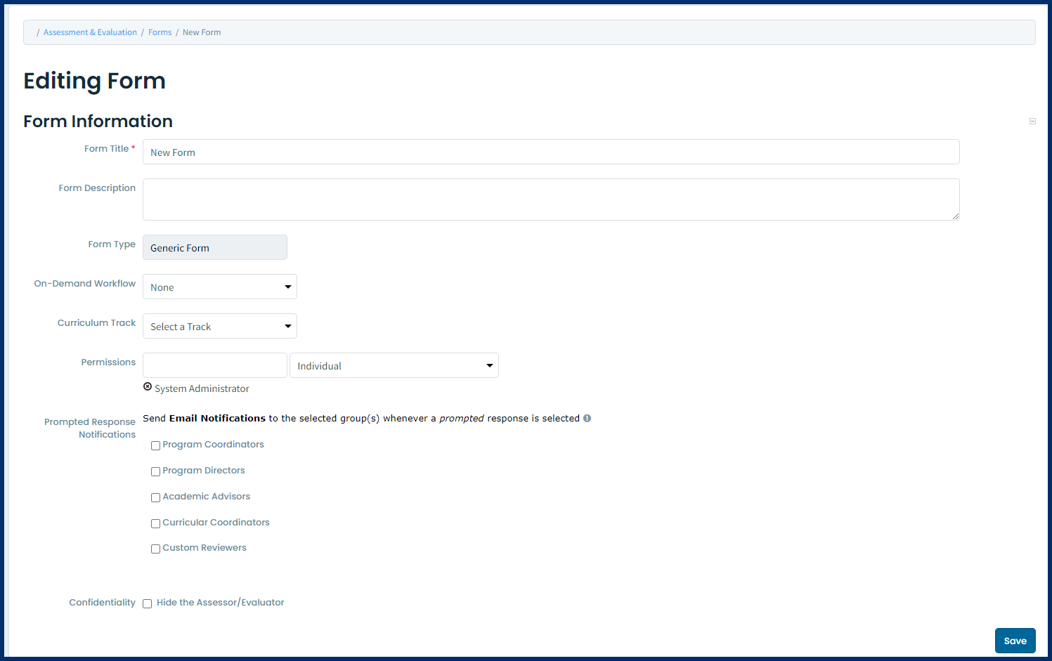 Create & Manage Forms