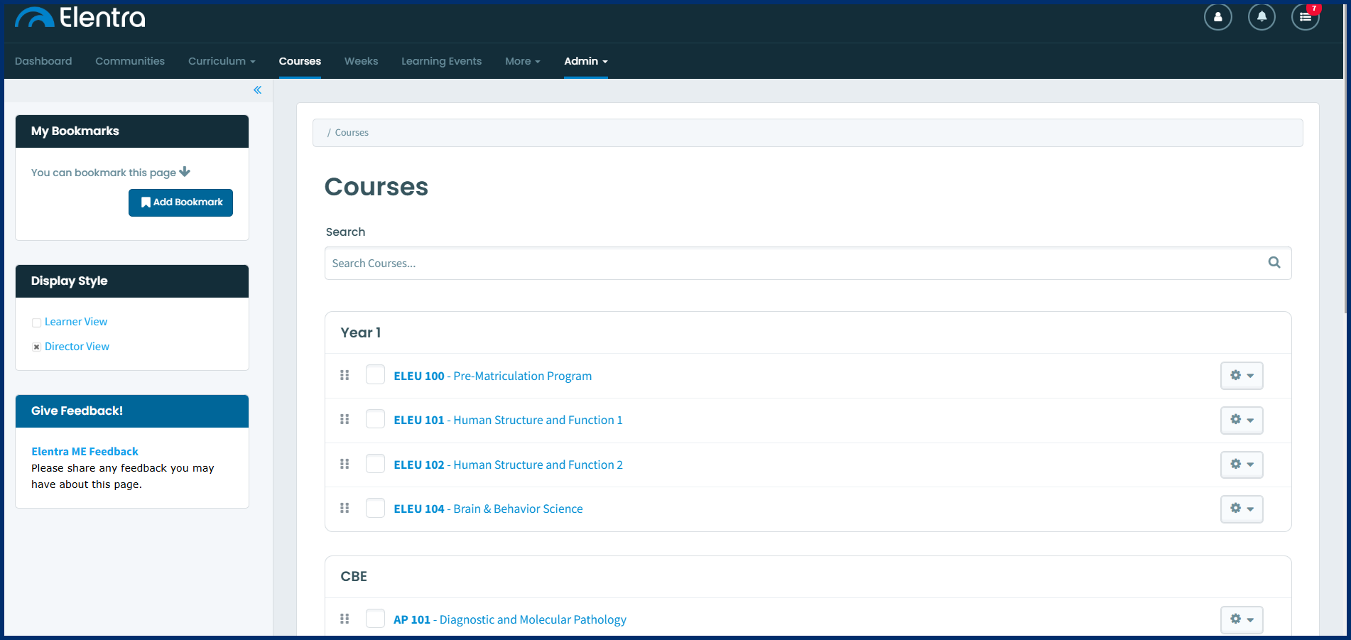 Faculty Use of Courses, Course Websites, and Communities