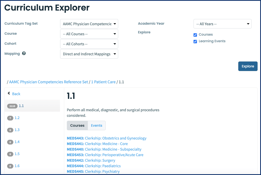 Curriculum Explorer For Learners